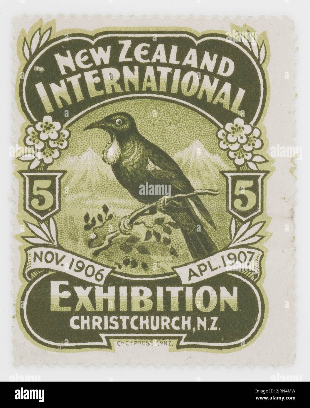 Christchurch exhibition label no 5 cinderella hi-res stock photography ...