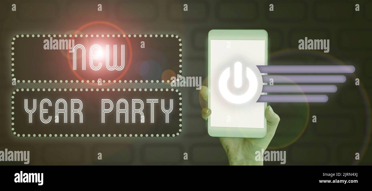Inspiration showing sign New Year Party. Business overview Celebration ...