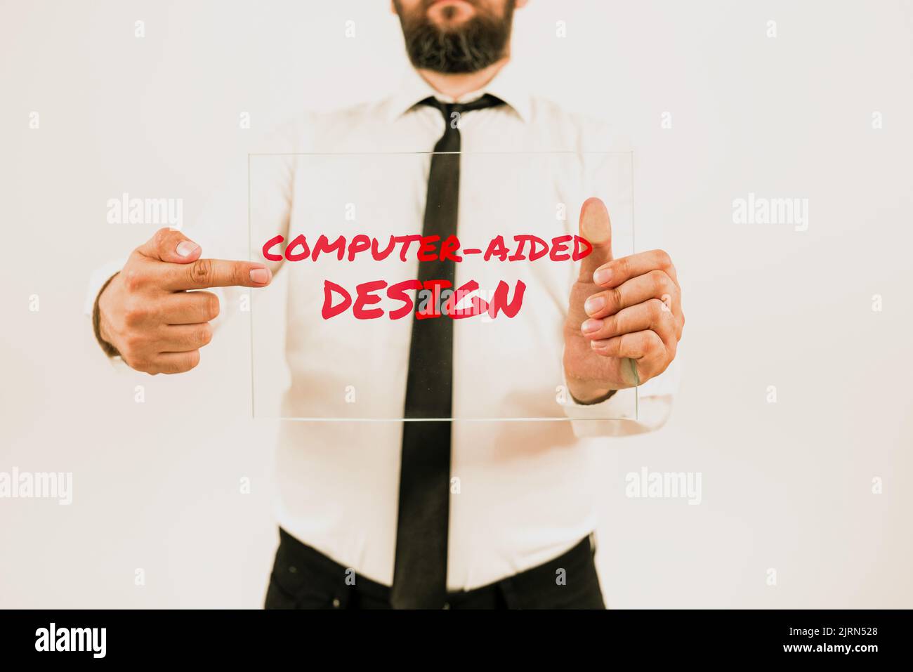 Conceptual caption Computer Aided Design. Business approach CAD ...