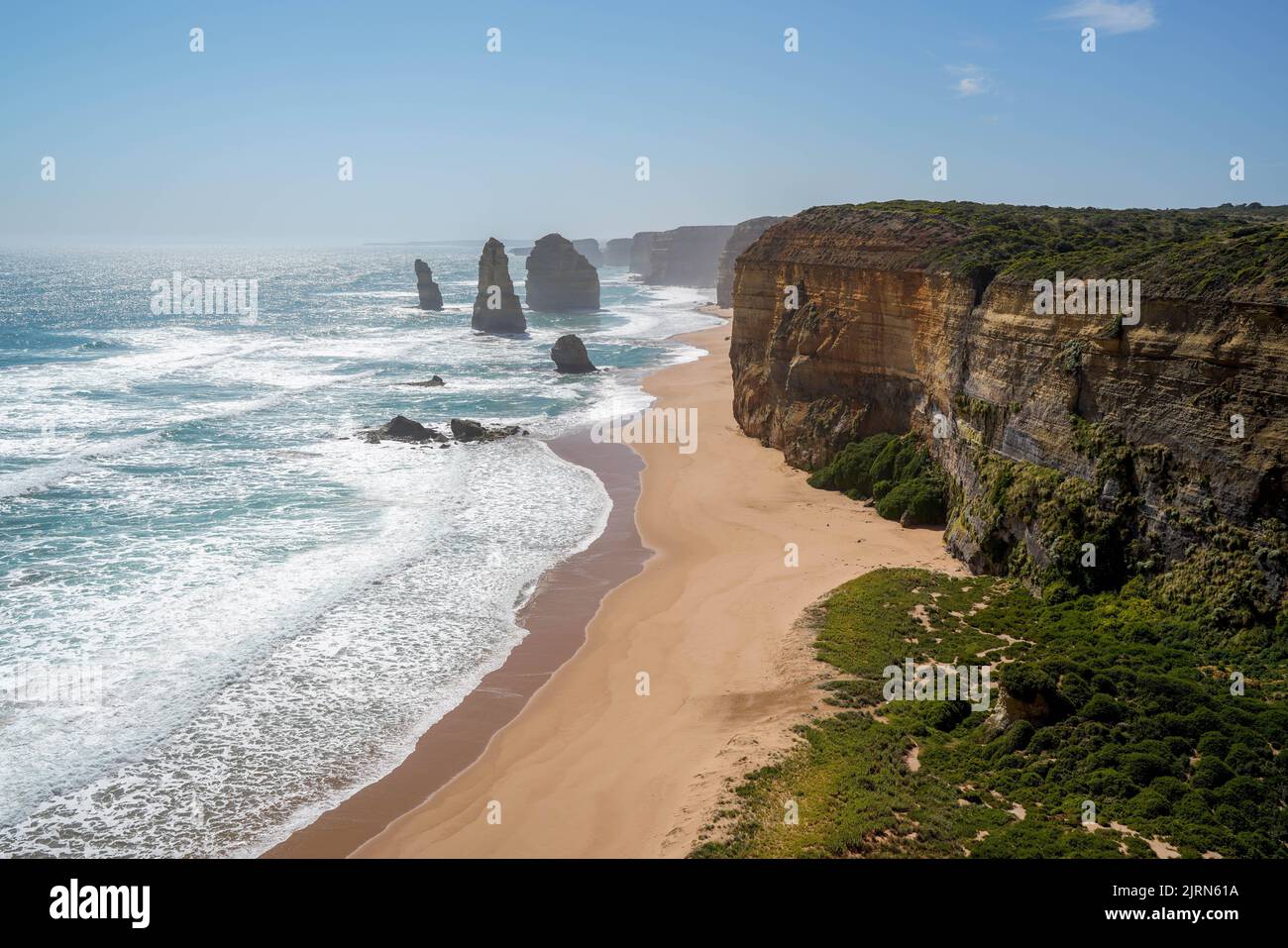 An aerial view of sea surrounded by cliffs in Australia Stock Photo - Alamy
