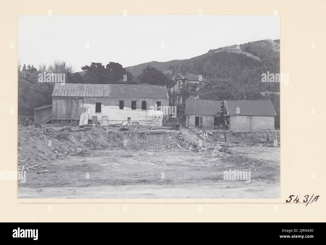Original Dominion Museum building revealed during the demolition of the ...