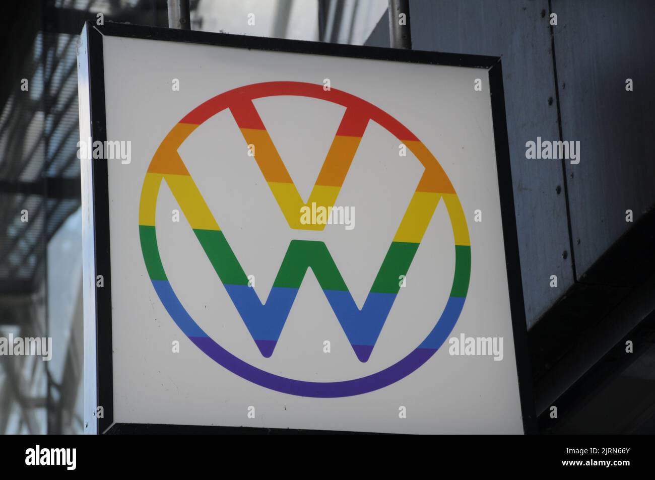 Copenhagen /Denmark/25 August 2022/ German Volks wagen VWcolour in ...