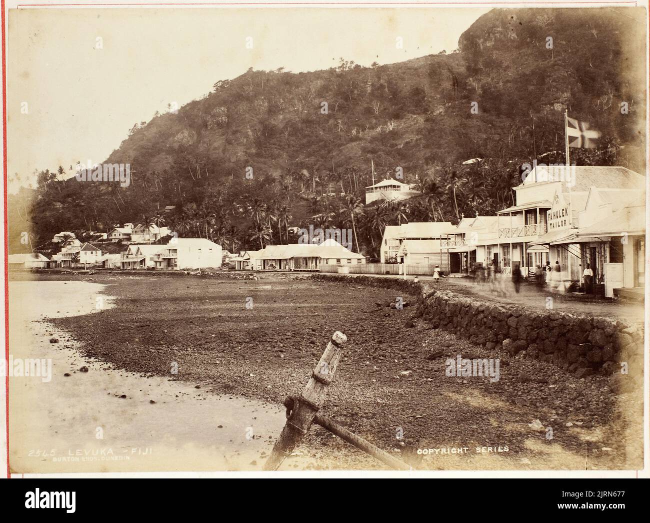 Levuka - Fiji, 1800s, Dunedin, by Burton Brothers Stock Photo - Alamy