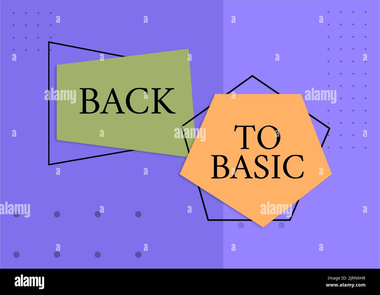 Text sign showing Back To Basic. Word for Return simple things ...