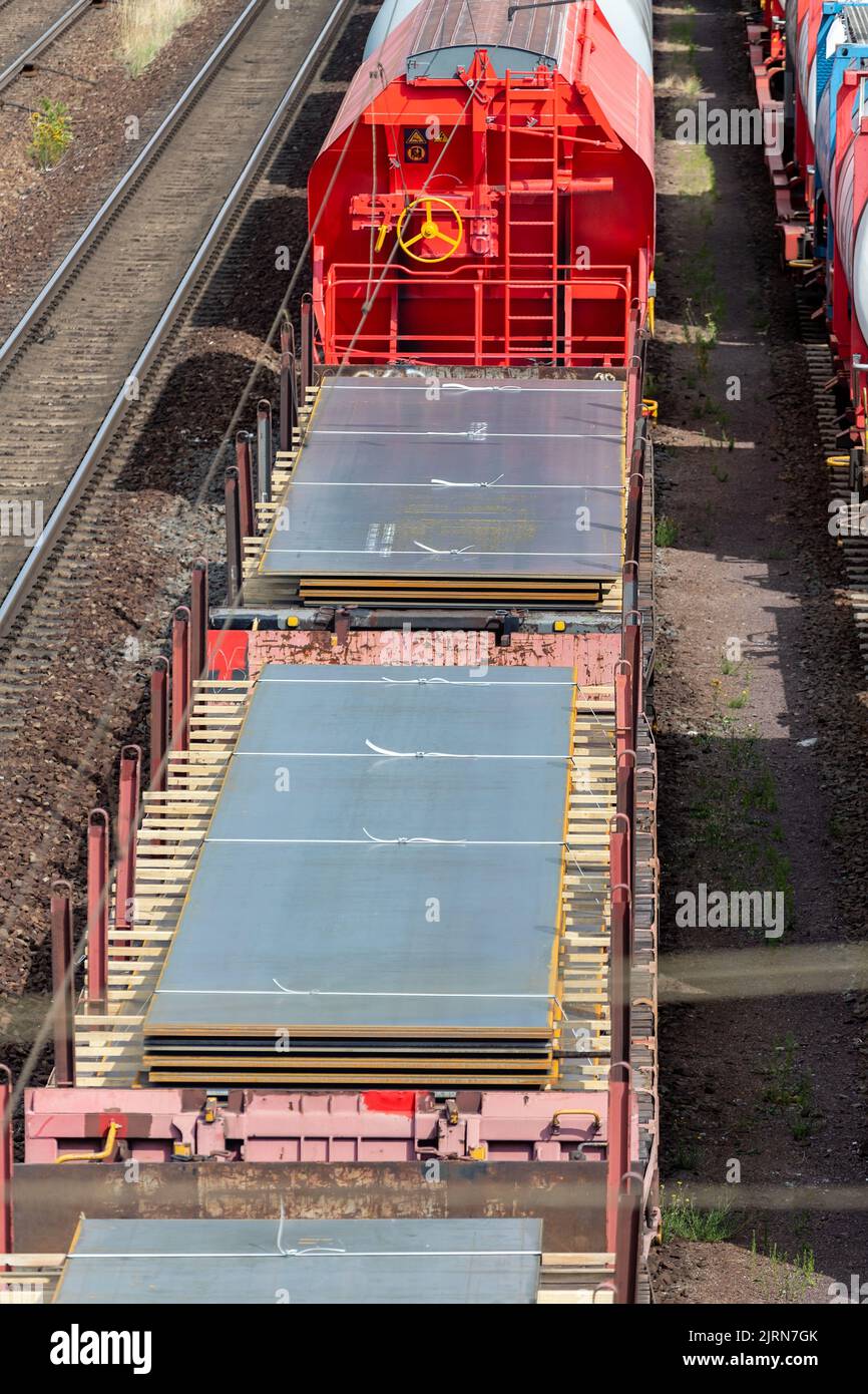 Sheet metal railroad freight car hi-res stock photography and images ...