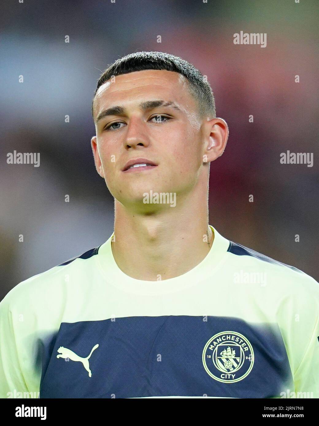 Phil Foden of Manchester City during the friendly match for the benefit ...