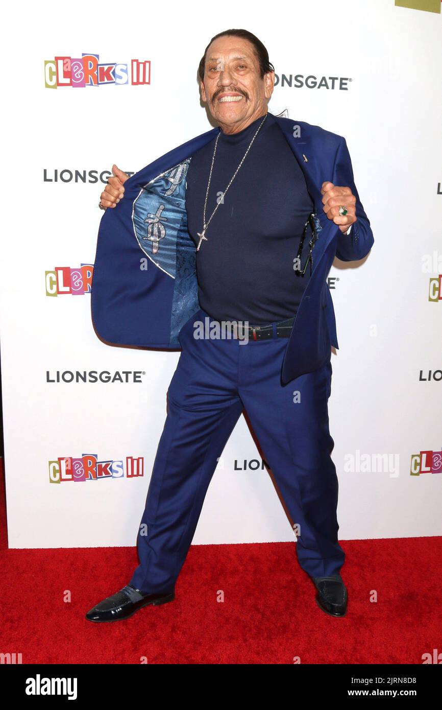 Los Angeles, CA. 24th Aug, 2022. Danny Trejo at arrivals for CLERKS III ...