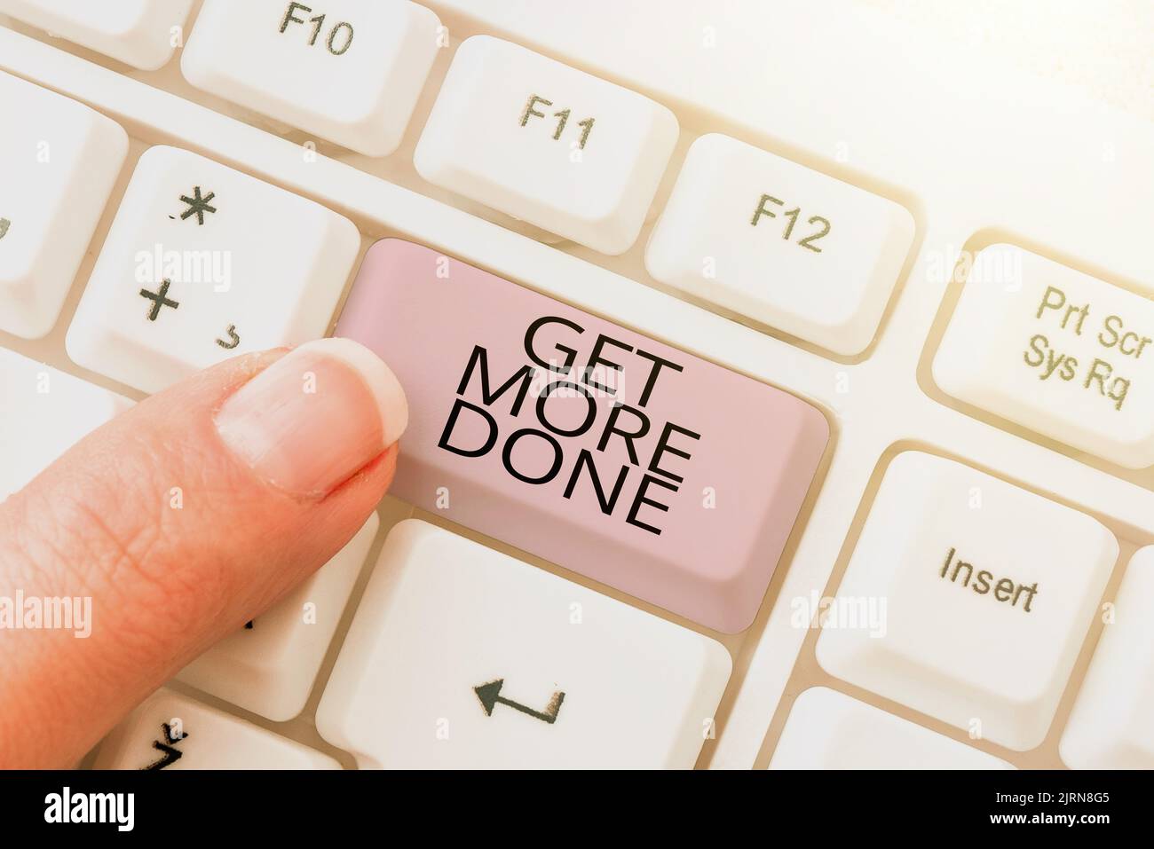 Sign displaying Get More Done. Business idea Checklist Organized Time ...