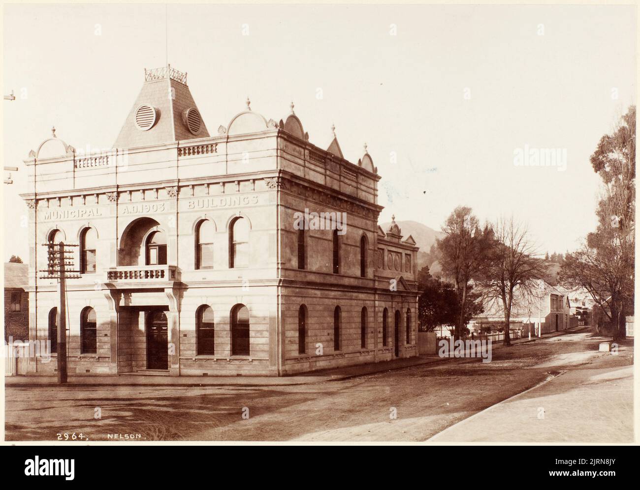 Nelson, Early twentieth century, Dunedin, by Muir & Moodie Stock Photo ...
