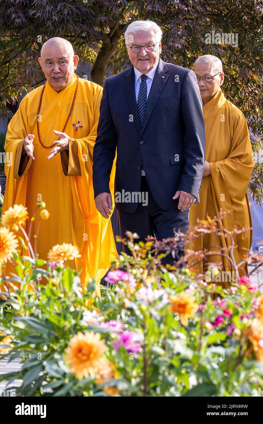 Rostock, Germany. 25th Aug, 2022. German President Frank-Walter ...