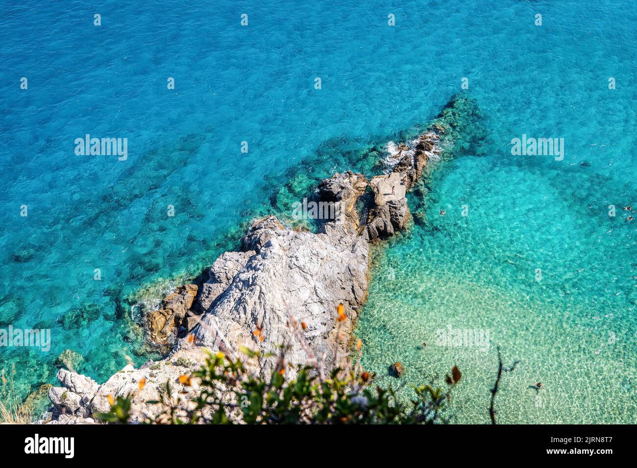 Punta Crena, Varigotti, Italia Stock Photo - Alamy