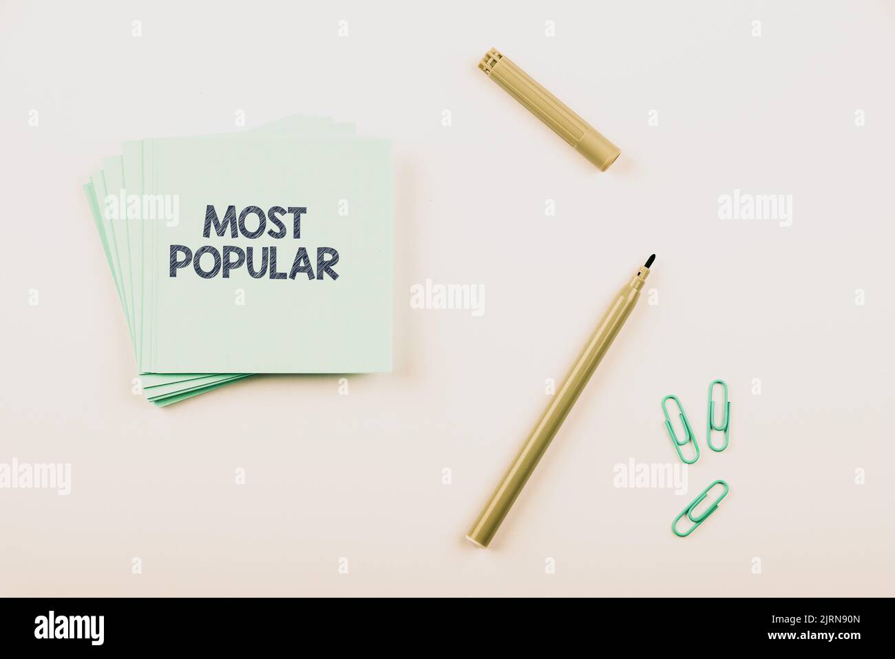 Text caption presenting Most Popular. Word Written on Top Rating ...