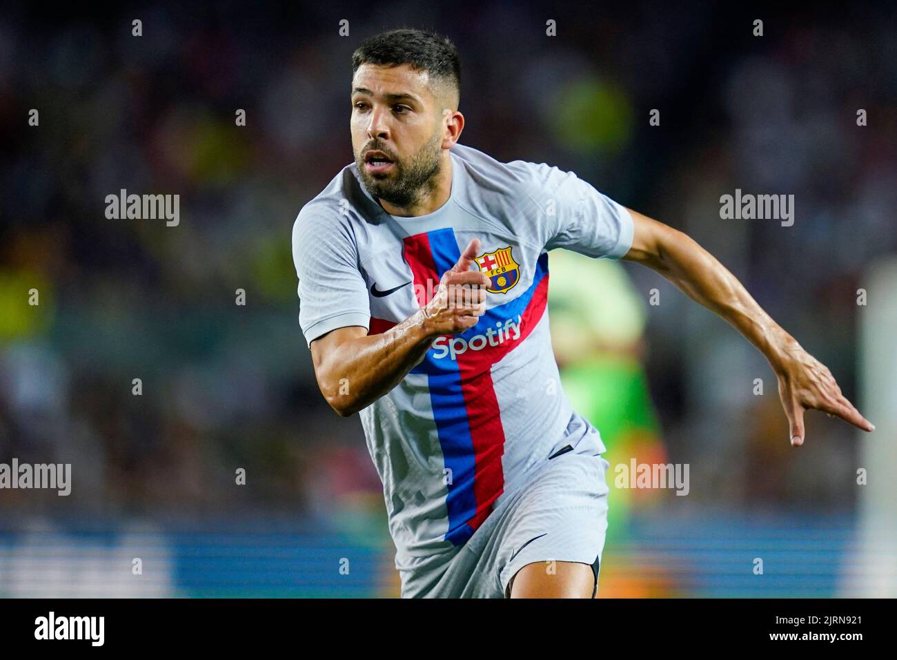 Jordi Alba of FC Barcelona during the friendly match for the benefit of ...