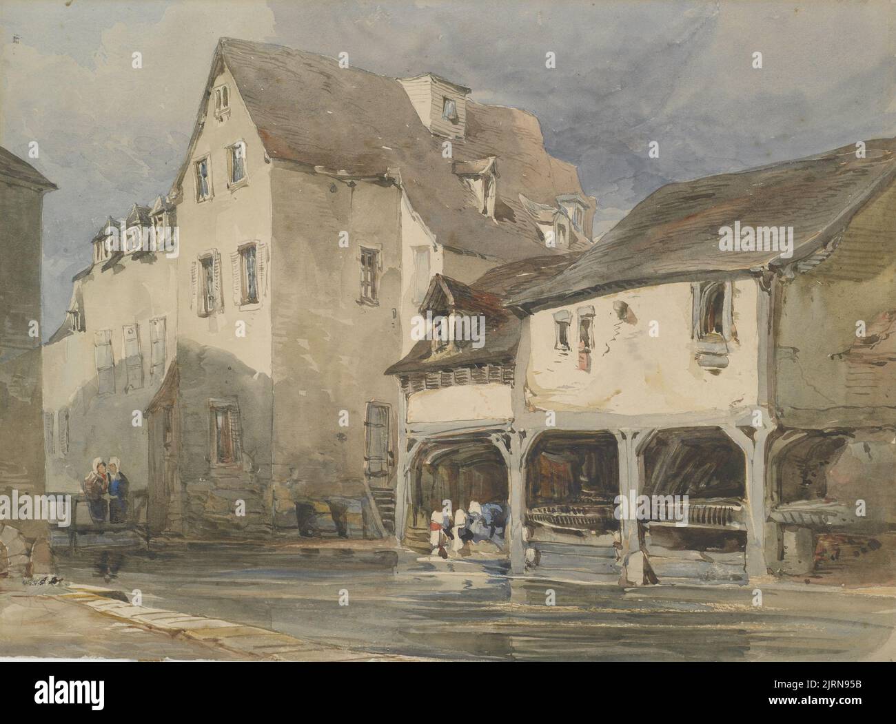 Moulin St. Lavoir, Chartres, France, by William Callow. Gift of ...