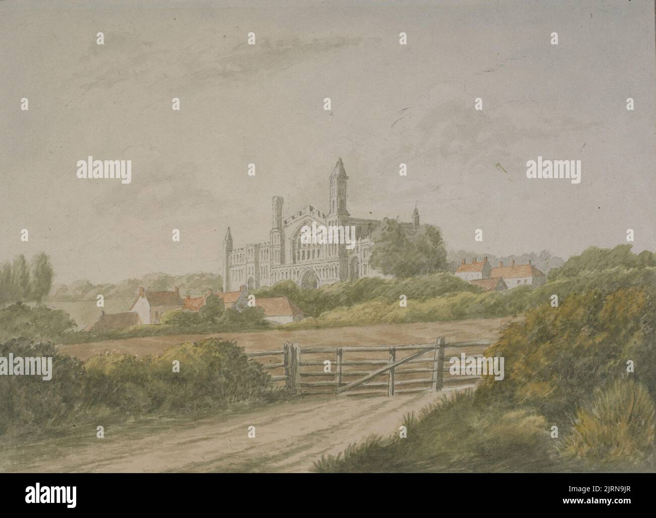 Rochester Cathedral, 1872, England, by C R Cotton. Gift of Archdeacon F ...