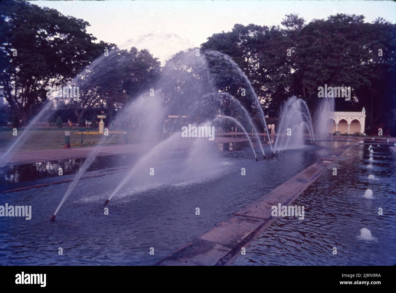 Vrindavan Garden, Mysore, Karnataka, India Stock Photo - Alamy
