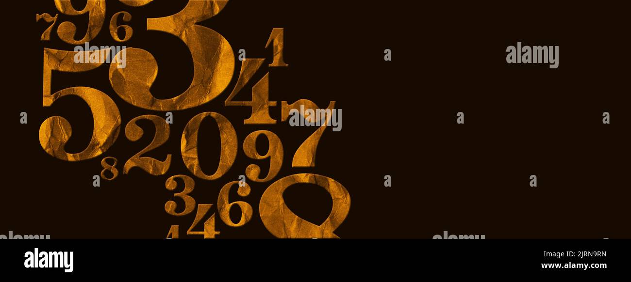 Creative and modern background with numbers Stock Photo - Alamy