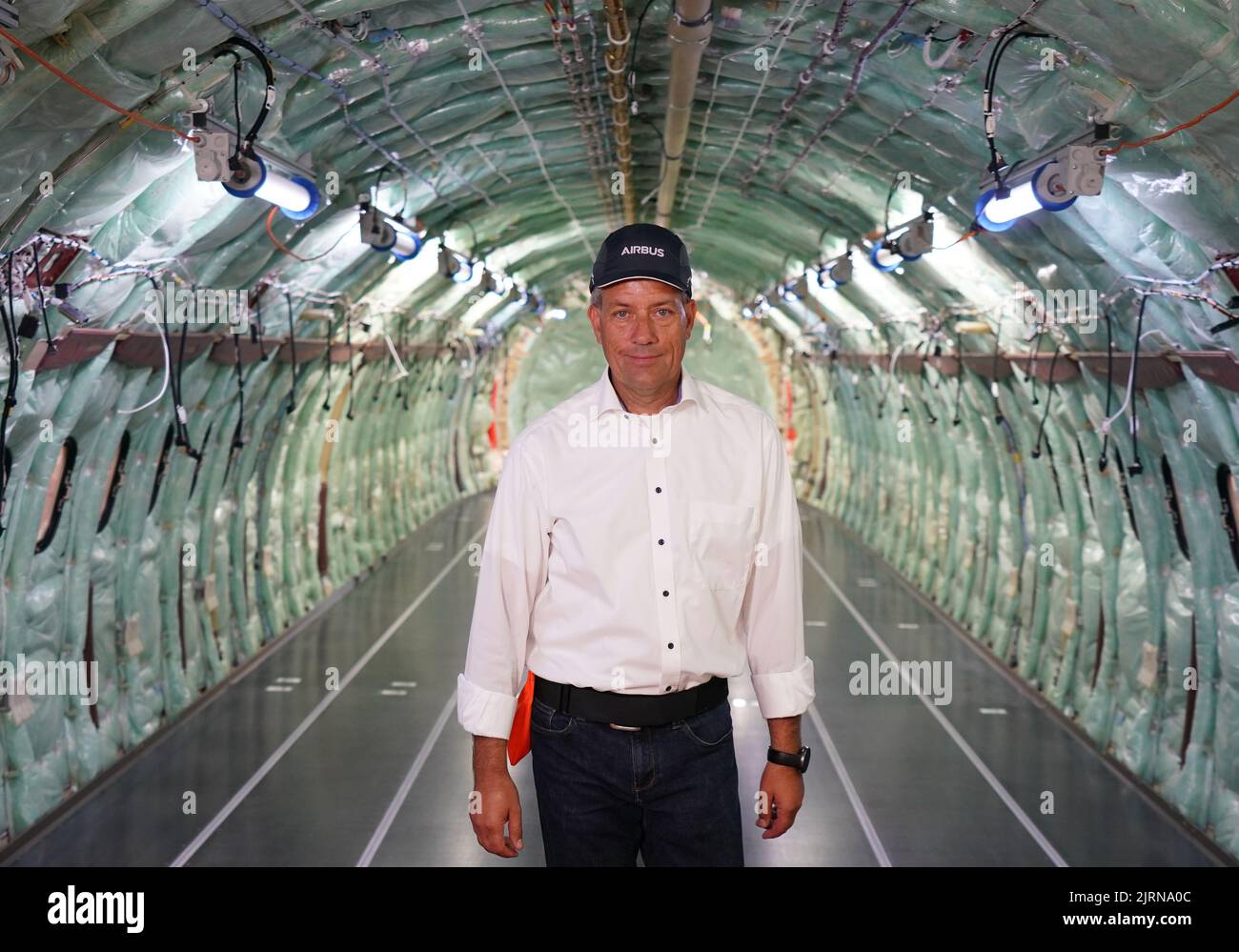 24 August 2022, Hamburg: André Walter, Managing Director of Airbus ...