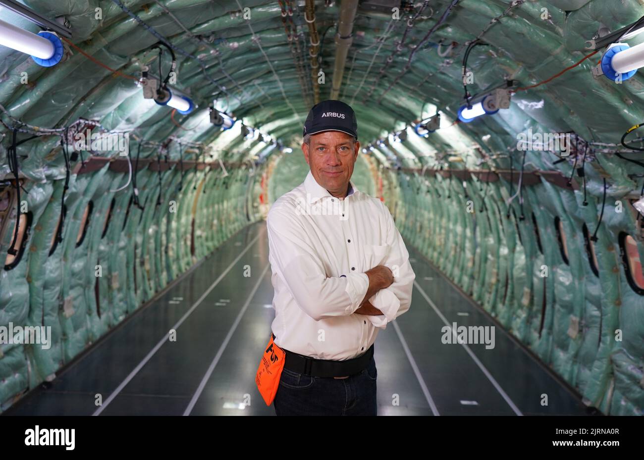 24 August 2022, Hamburg: André Walter, Managing Director of Airbus ...