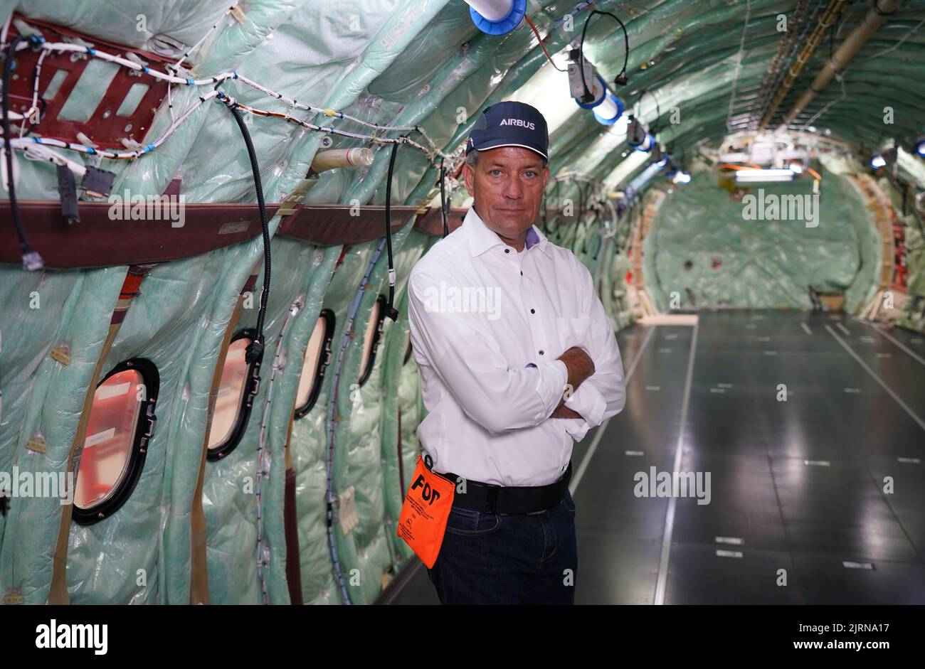 24 August 2022, Hamburg: André Walter, Managing Director of Airbus ...