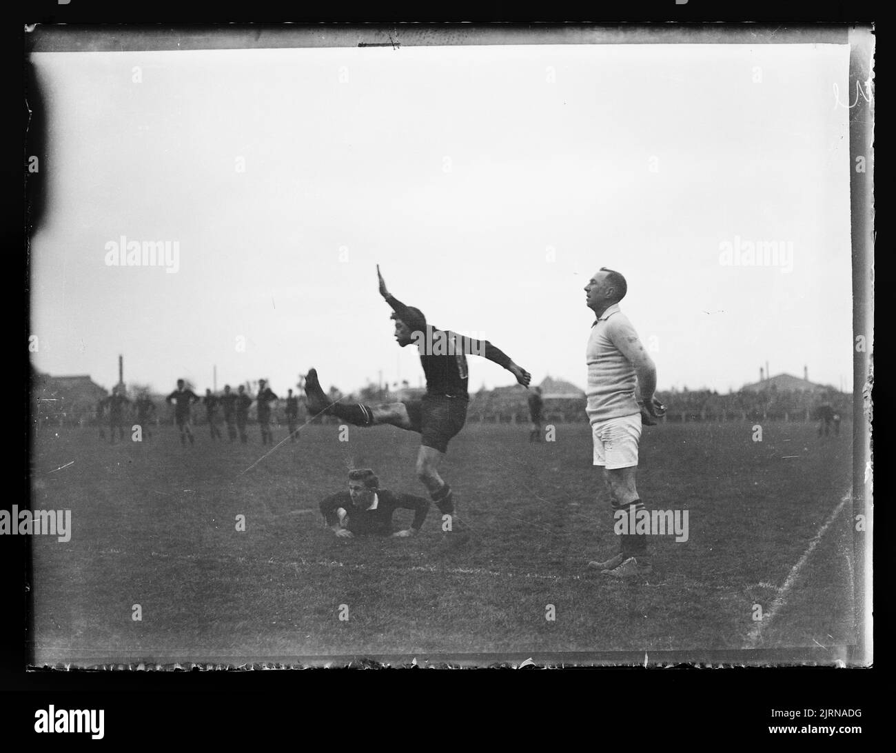 Rugby player kicking for goal Stock Photo - Alamy