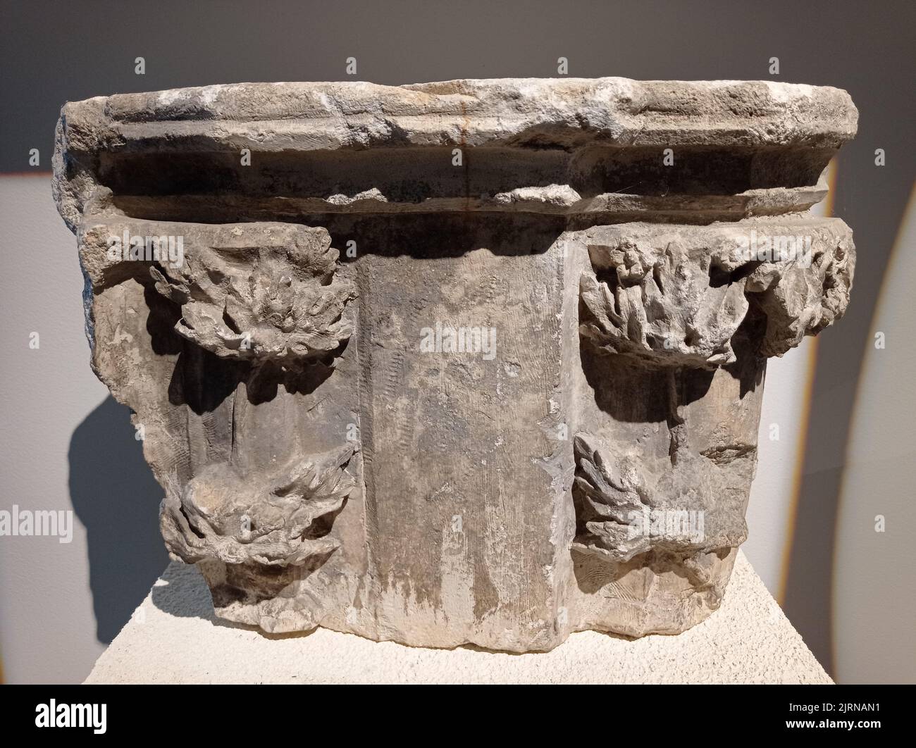 Sculpture en pierre ancienne , France Stock Photo - Alamy