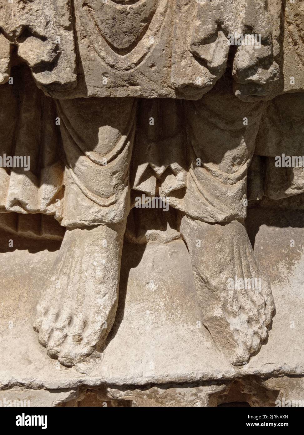 Sculpture en pierre ancienne , France Stock Photo - Alamy