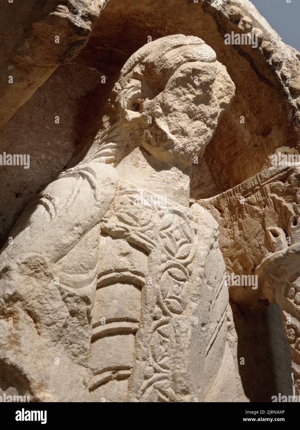 Sculpture en pierre ancienne , France Stock Photo - Alamy