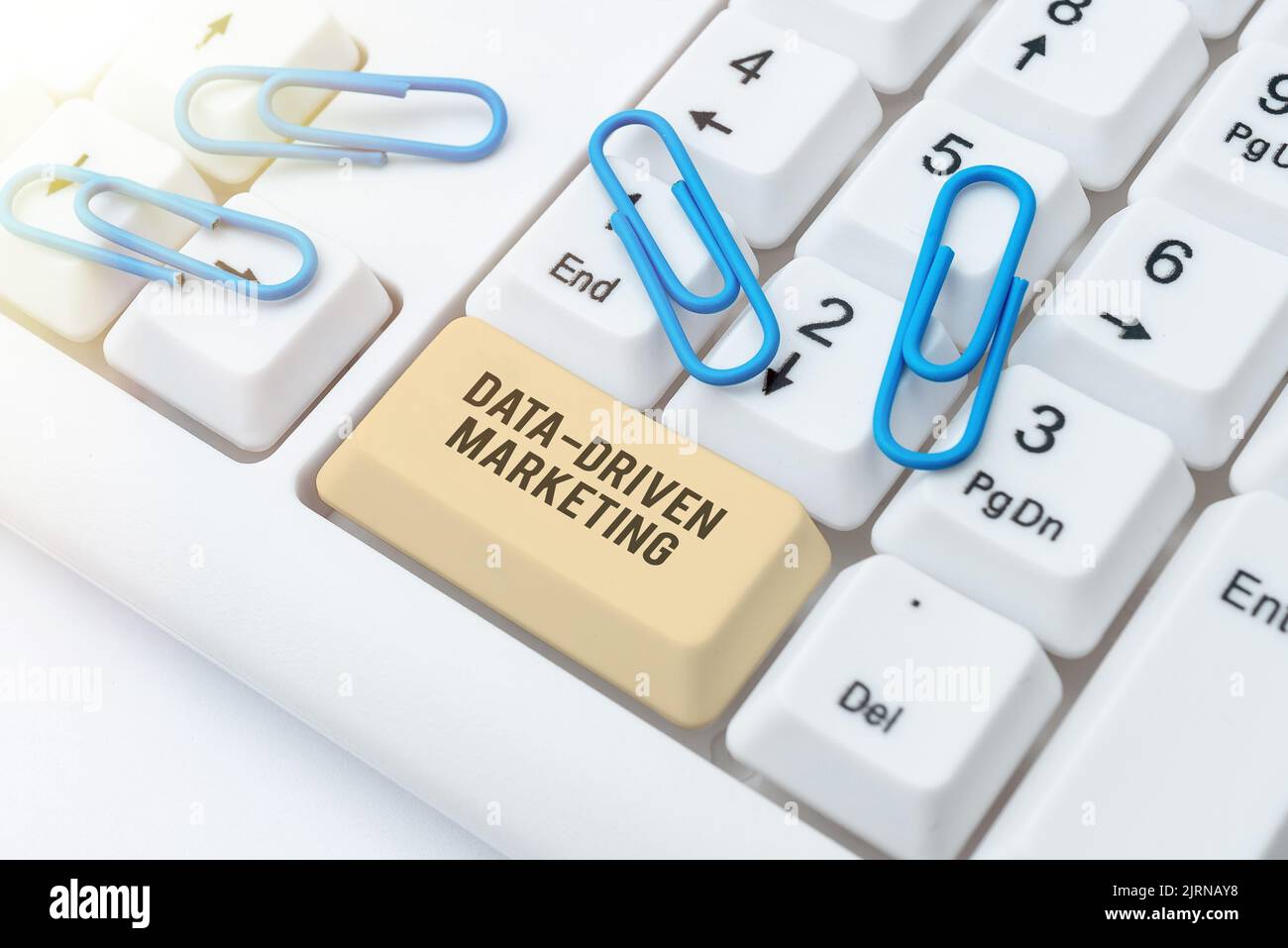 Handwriting text Data Driven Marketing. Business concept Strategy built ...