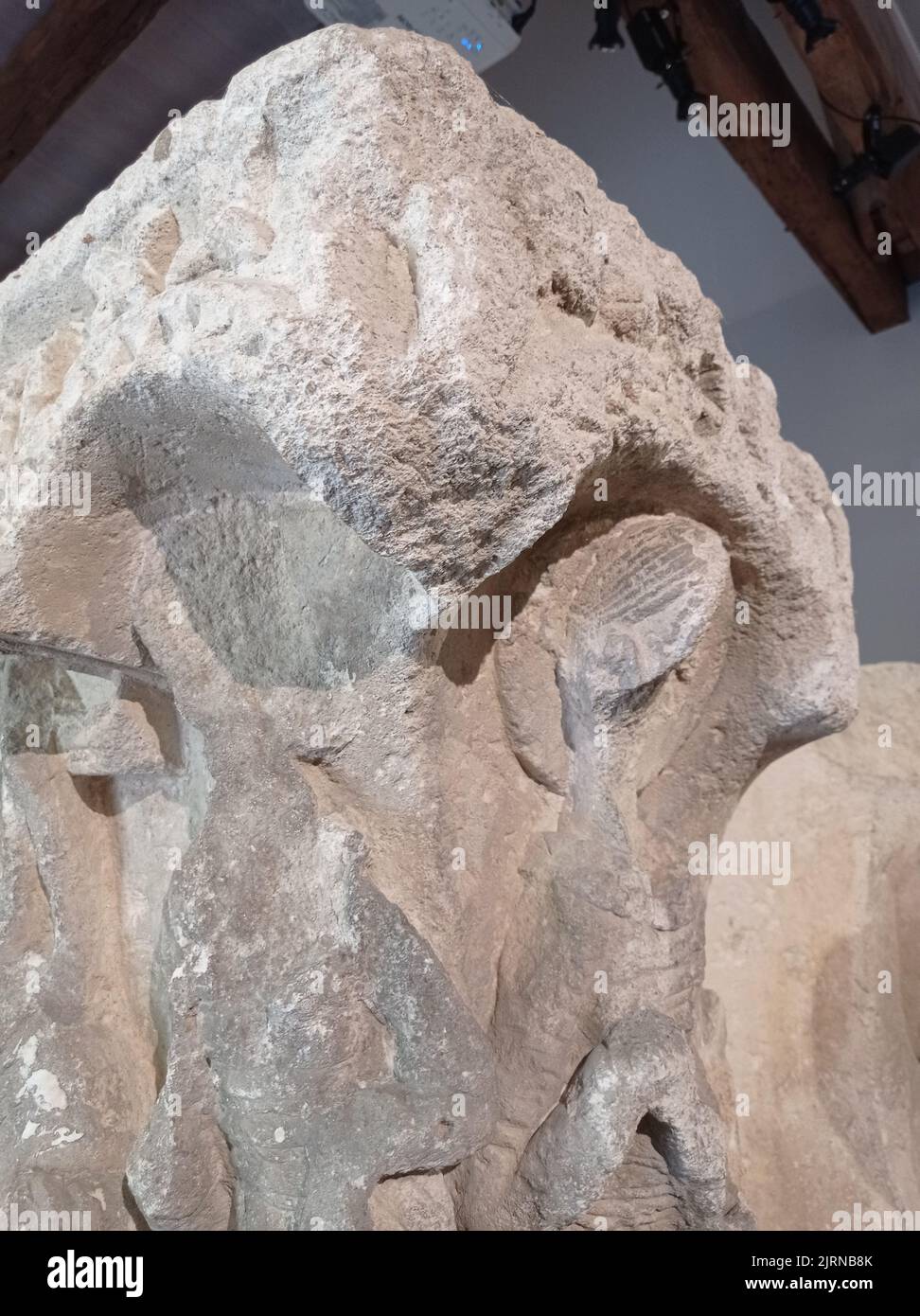 Sculpture en pierre ancienne , France Stock Photo - Alamy