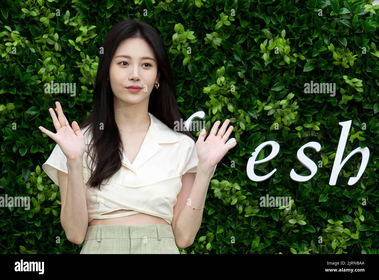 Seoul, South Korea. 25th Aug, 2022. South Korean singer and actress ...