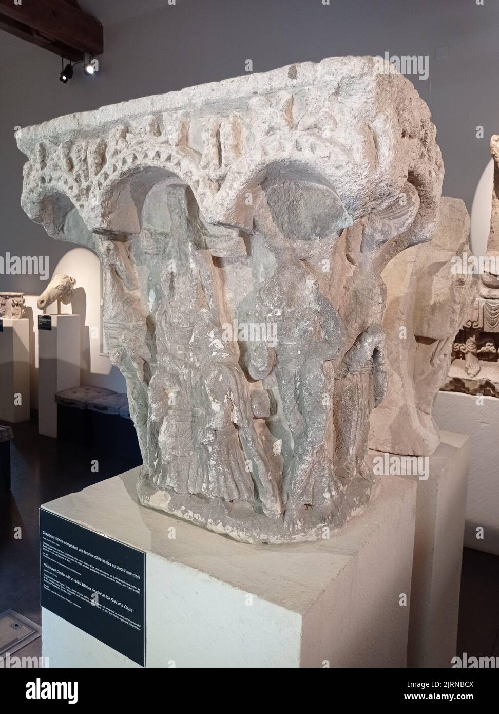 Sculpture en pierre ancienne , France Stock Photo - Alamy