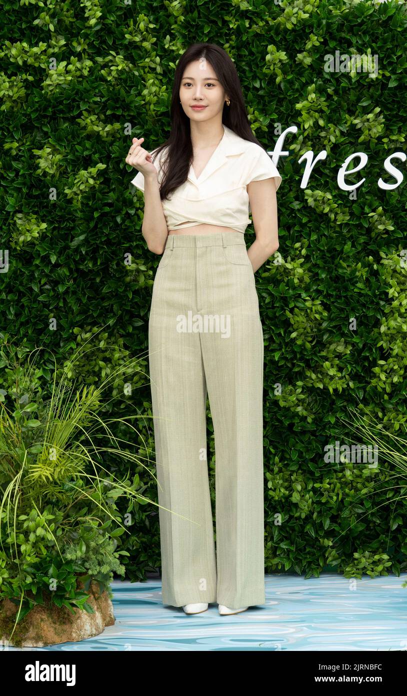 Seoul, South Korea. 25th Aug, 2022. South Korean singer and actress ...