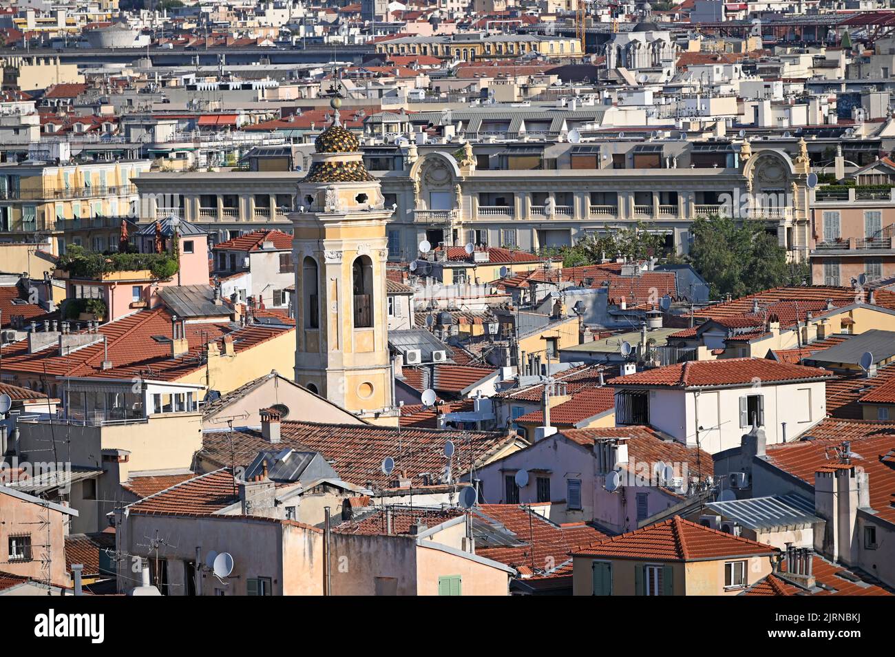 old town in Nice cityscape Stock Photo - Alamy
