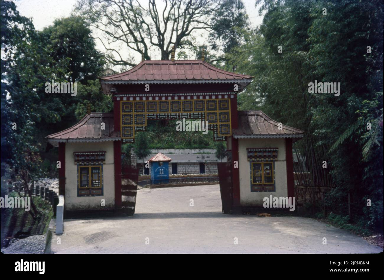 Gate at Gangtok, India Stock Photo - Alamy
