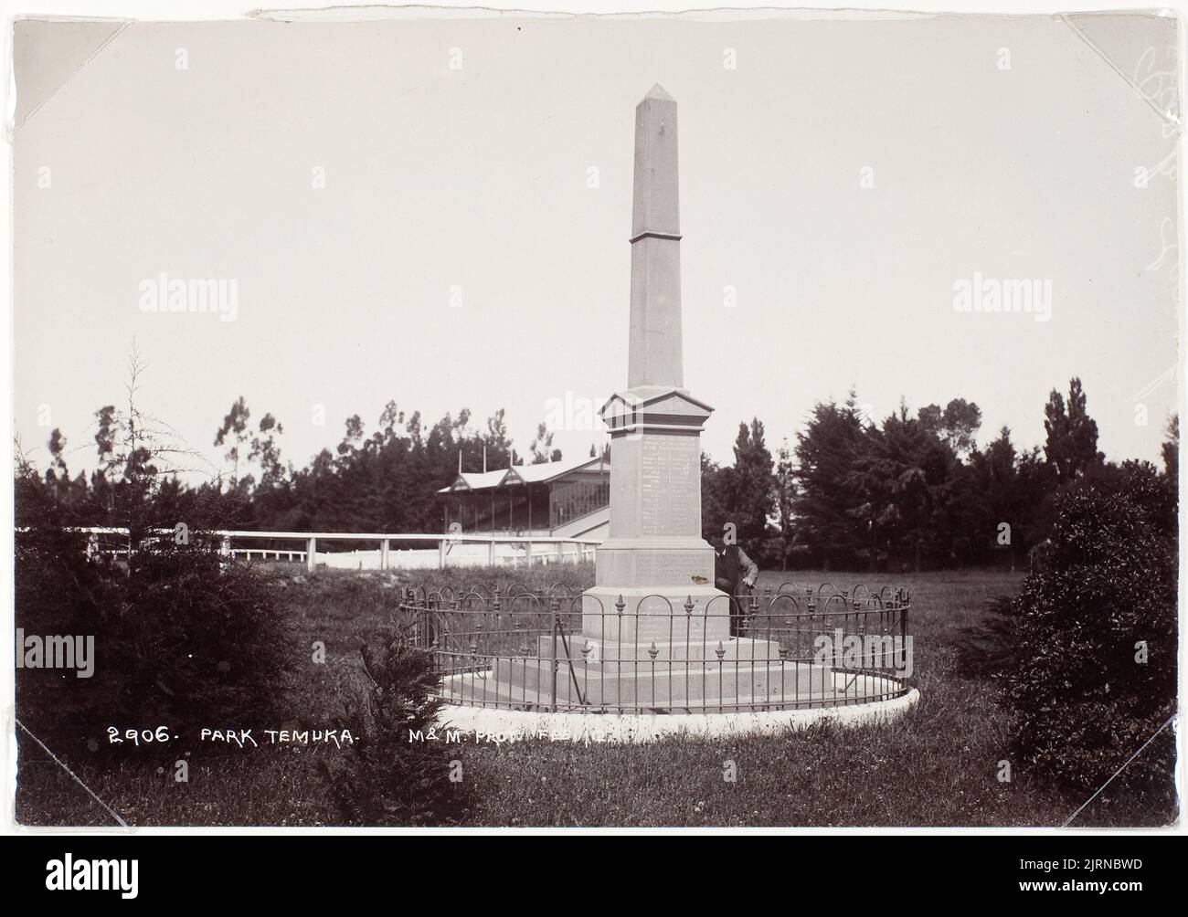 Park, Temuka, 1912, Temuka, by Muir & Moodie Stock Photo - Alamy
