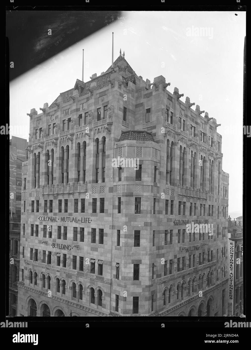 Colonial Mutual Life building, Wellington, circa 1935, Wellington, by ...