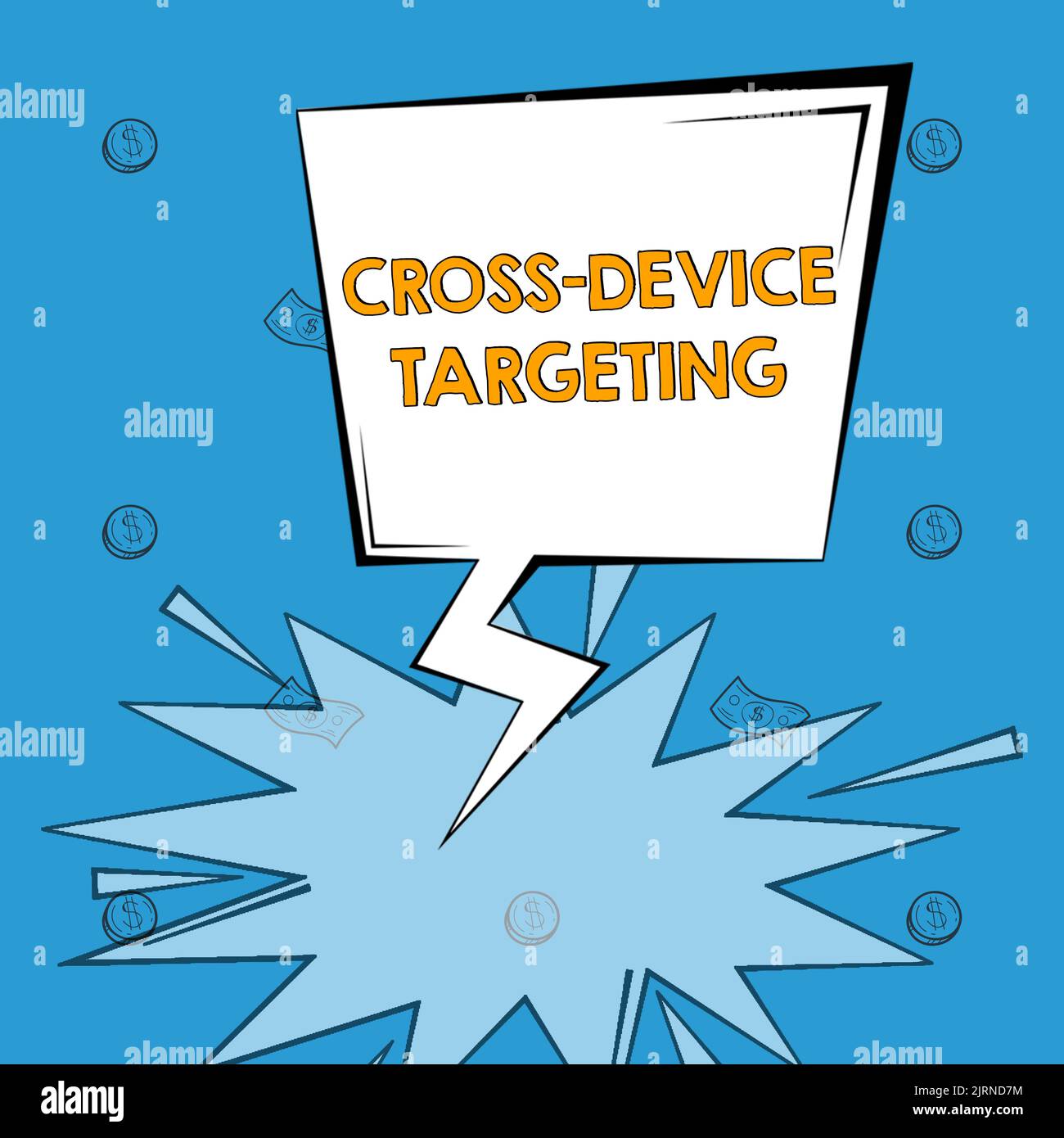 Conceptual display Cross Device Targeting. Internet Concept identifying ...