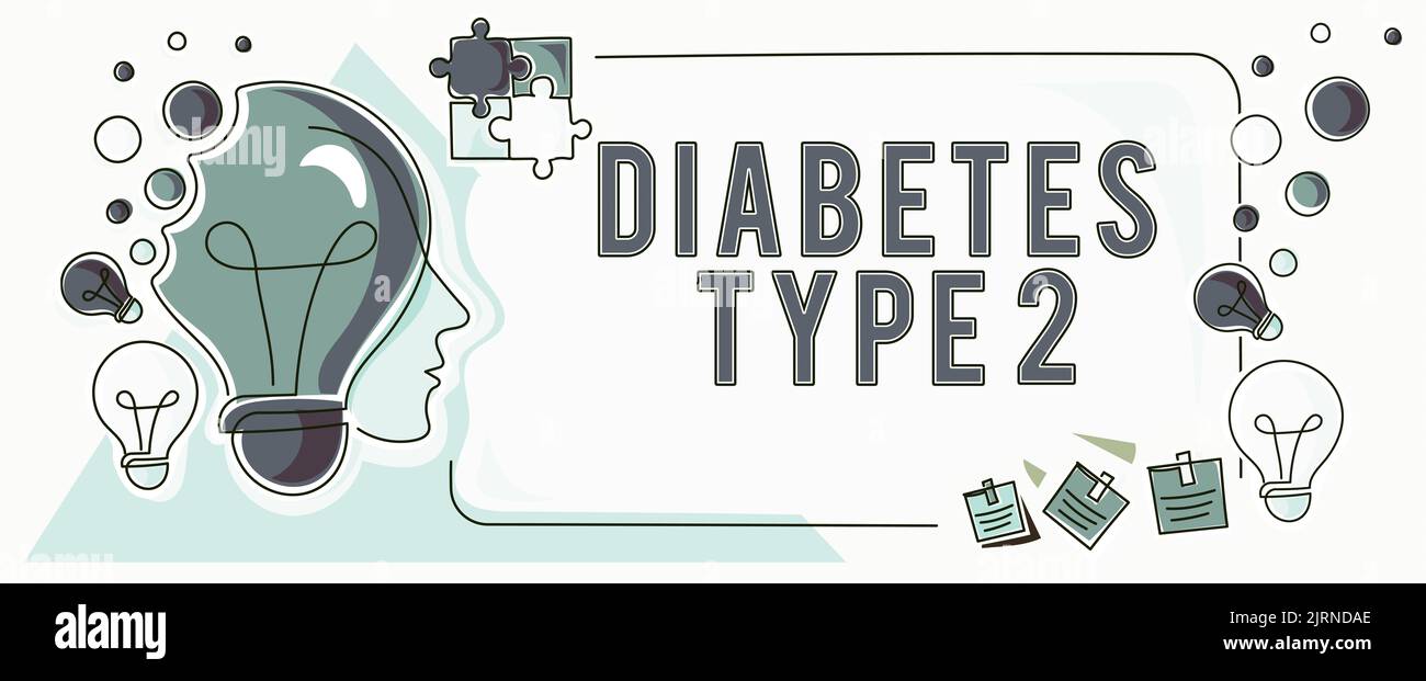 Writing displaying text Diabetes Type 2. Business approach condition ...
