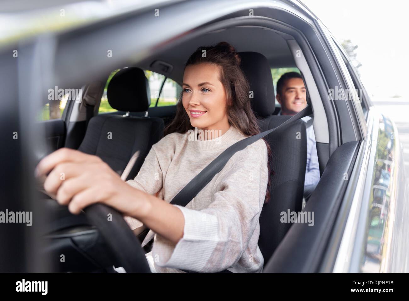 Hispanic man male driver passenger service hi-res stock photography and ...