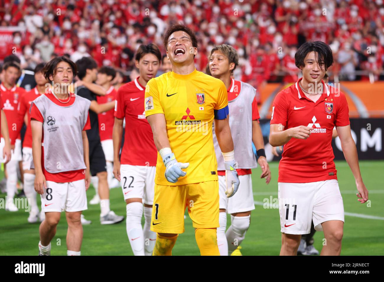 Saitama, Japan. 25th Aug, 2022. (L to R) Shusaku Nishikawa, Yusuke ...