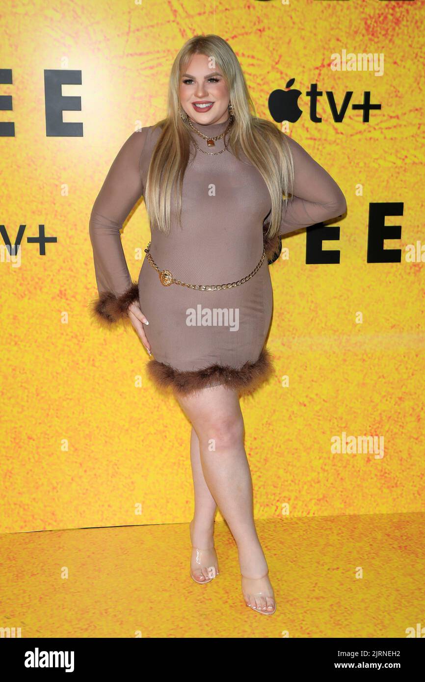 LOS ANGELES - AUG 23: Chel Sgro at the See Season 3 Premiere Screening ...