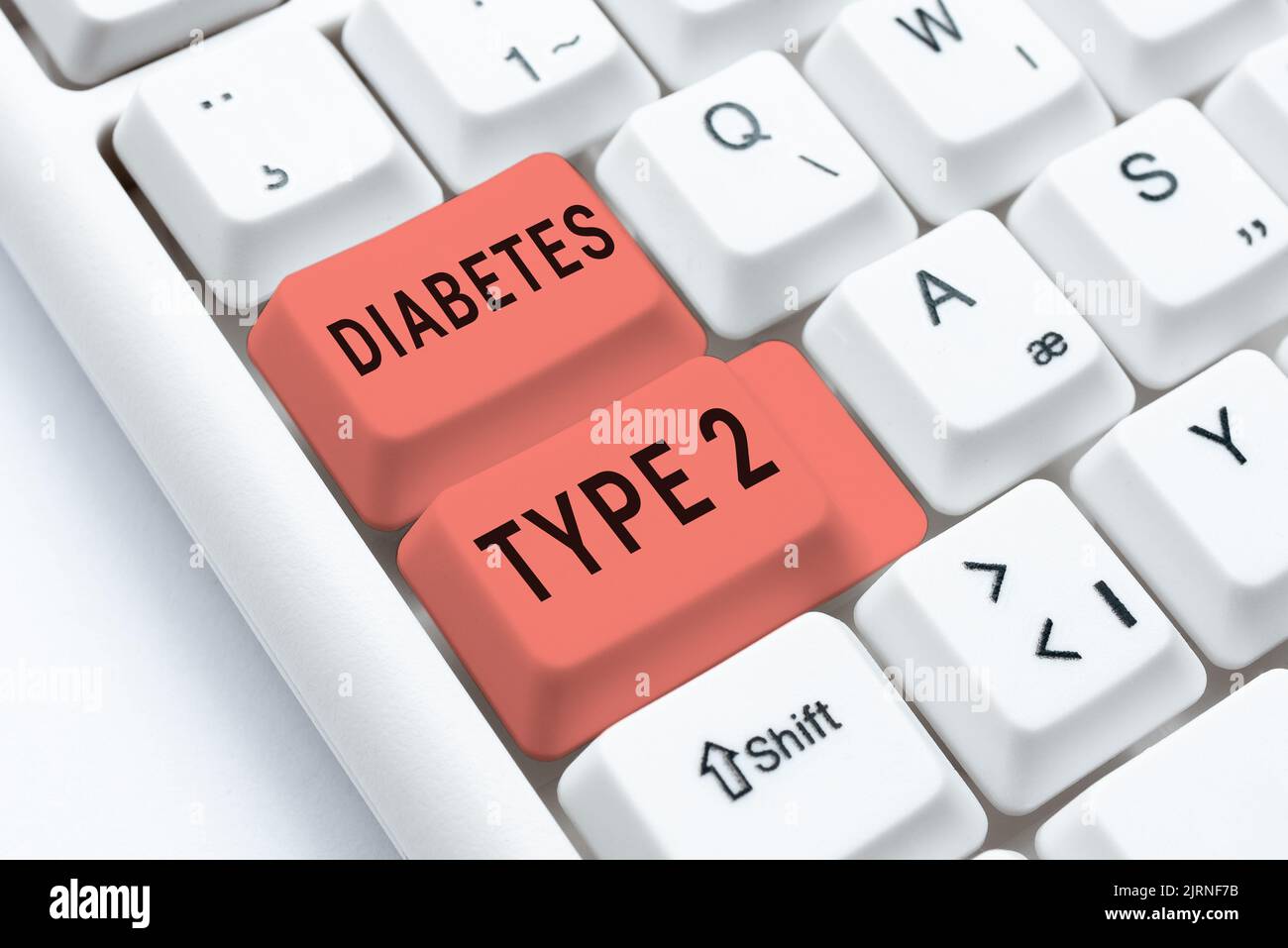 Hand writing sign Diabetes Type 2. Business concept condition which ...