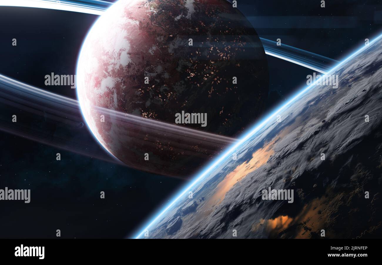 Planet view hi-res stock photography and images - Alamy