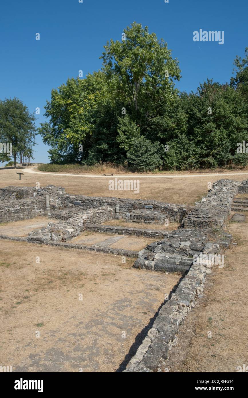 The ancient remains of Lesnes Abbey, the 12th century built monastery ...