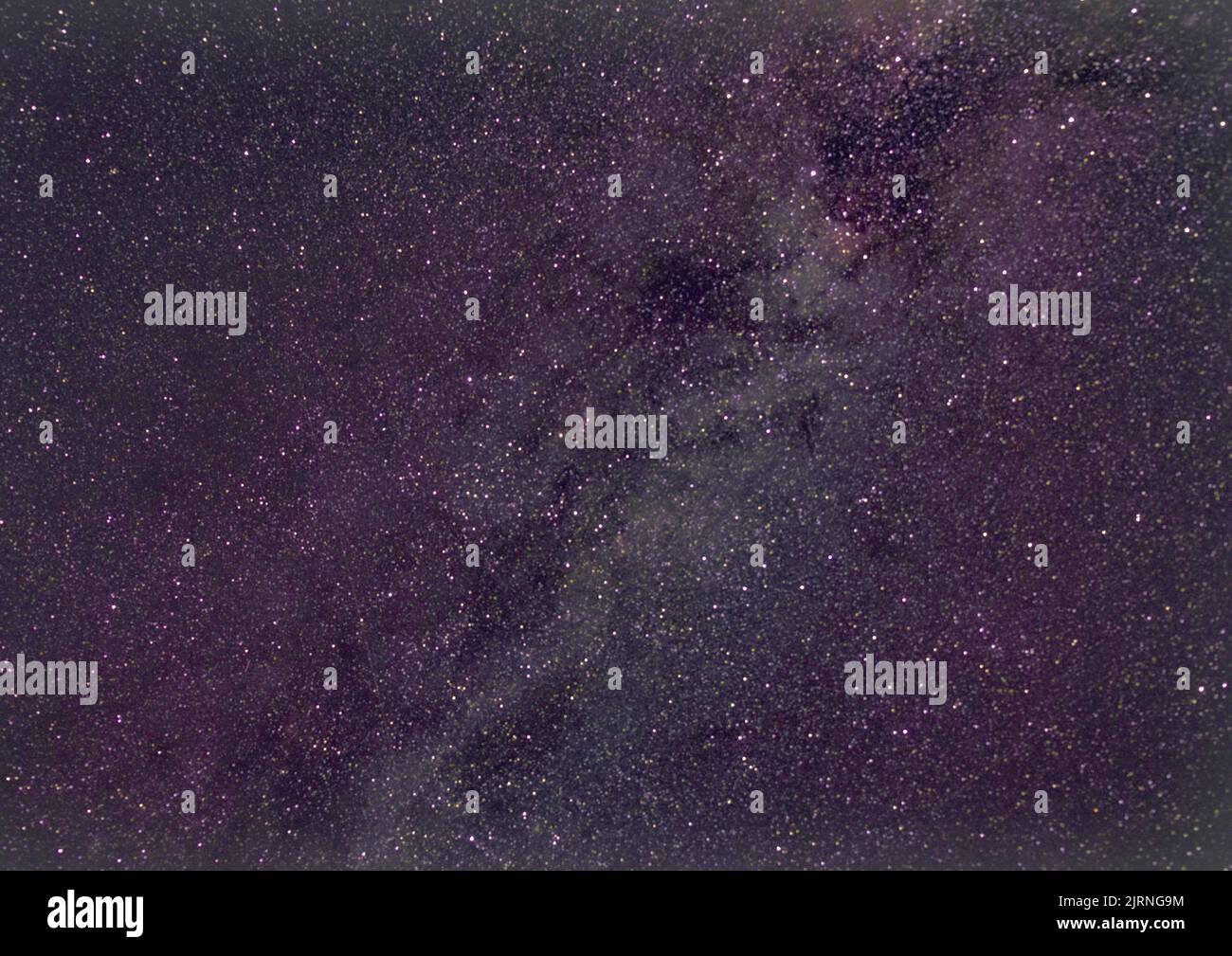 deep space with colourful milky way as the background in late summer ...