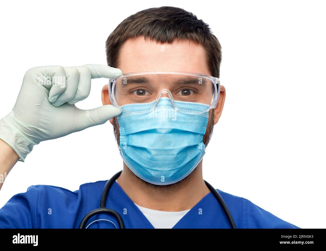 Goggles mask gloves hi-res stock photography and images - Alamy