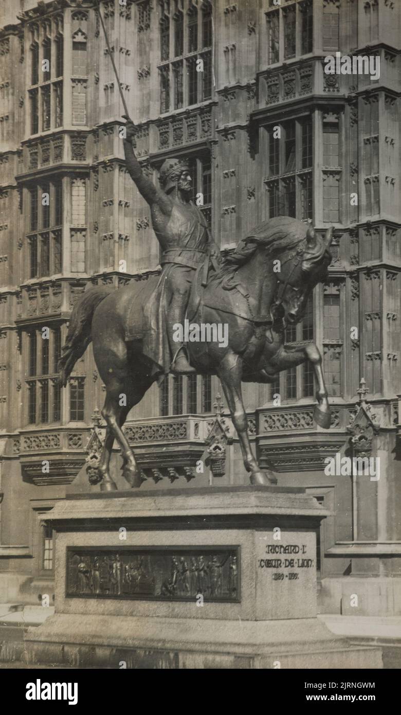 In front of Westminster Buildings. From: World War I photograph album ...