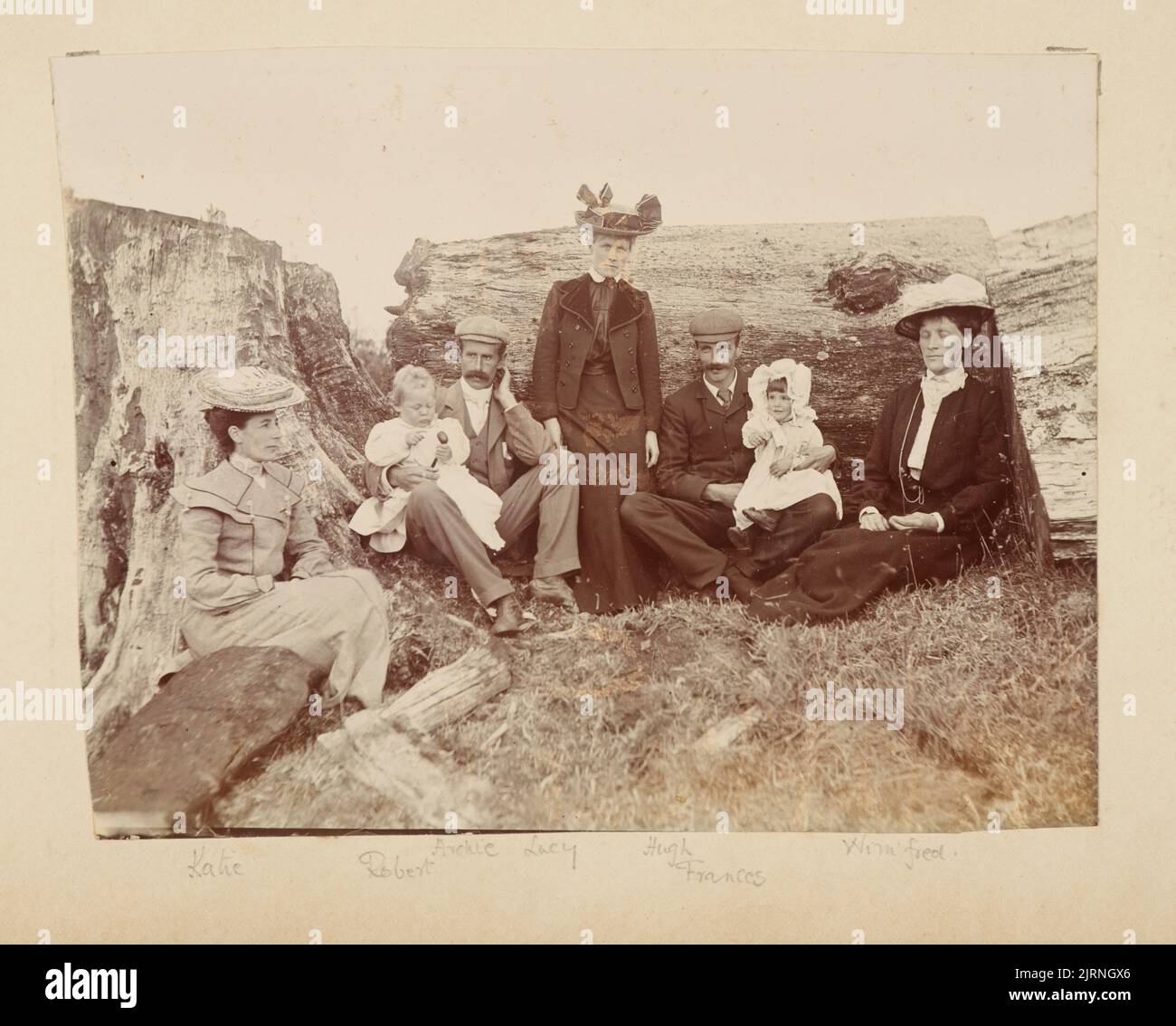 Katie, Robert, Archie, Lucy, Hugh, Frances, Winifred. From the album ...
