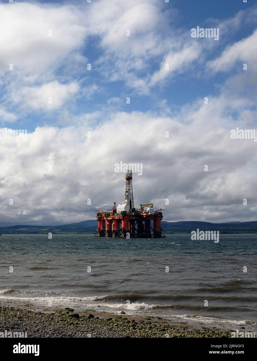 Scotland, Highlands, Cromarty Firth, Oil Rigs Stock Photo - Alamy